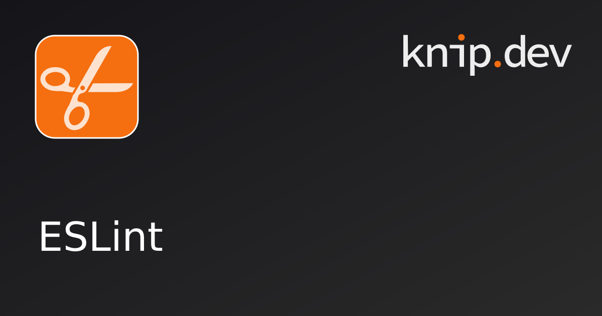 ESLint | Knip ESLint | Knip