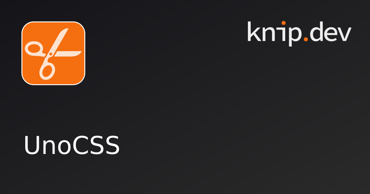 UnoCSS | Knip